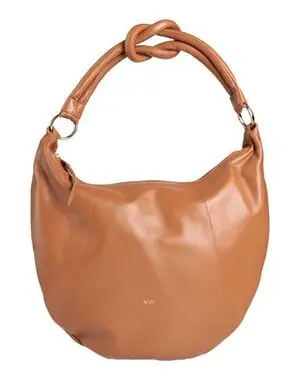 N°21 Maxi Hobo Bag In Leather - Brown