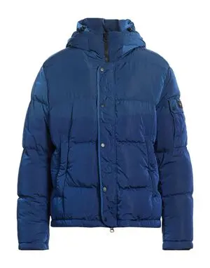 Paul & Shark Nylon Down Puffer Jacket - Blue