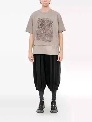SONGZIO Ghost Fold T-shirt - Neutrals