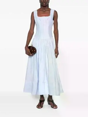 Aje Spirelle Panelled Midi Dress - Blue