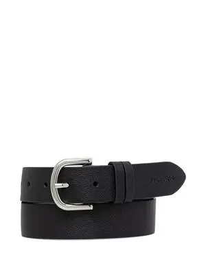 Marc O'polo Grainy Leather Belt - Black