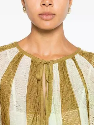 Zimmermann Mahon Splice Long-sleeve Maxi Dress