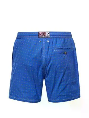 MC2 SAINT BARTH Paisley And Dot Print Swim Shorts