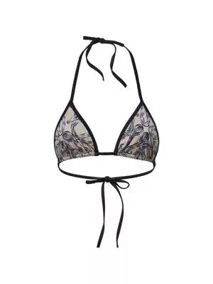 Loewe Graphic-print Triangle Bikini Top