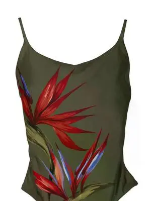 Farm Rio Floral Print Swimsuit