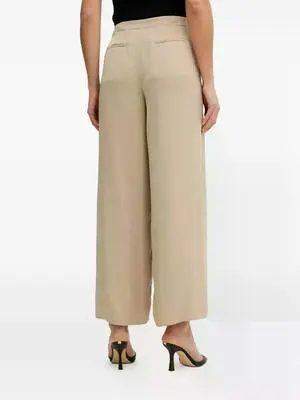 Armani Exchange Side-slit Pleated Trousers