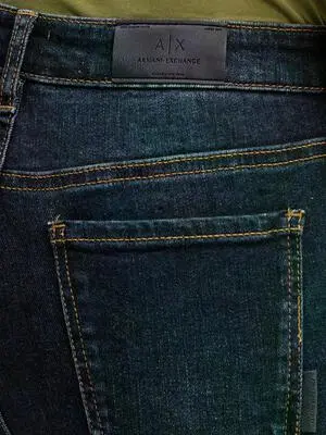 Armani Exchange Faded Effect Skinny Jeans