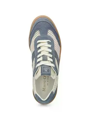 Marc O'polo Suede-panelled Mesh Sneakers