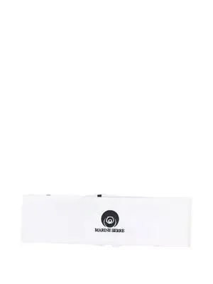 MARINE SERRE Moon Print Headband - White