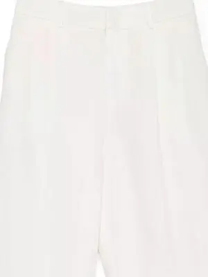 PT TORINO Pleated Cropped Trousers
