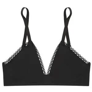 VERDANT INTIMATES Modal Air Triangle Bra - Black