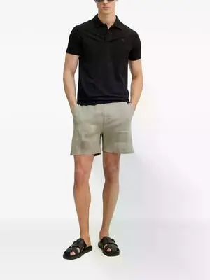 TRUSSARDI Logo-embroidered Piqué Polo Shirt
