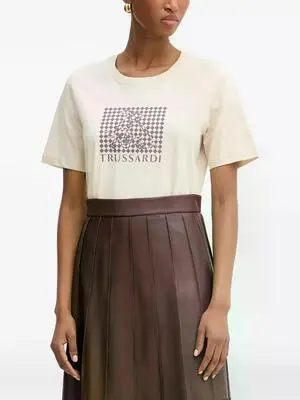TRUSSARDI Logo Print T-shirt