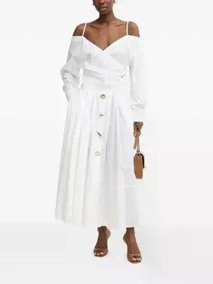 SIMONA CORSELLINI Off-shoulder Wrap Blouse
