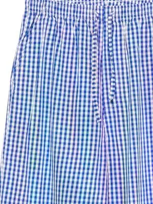 American Vintage Gingham Check Drawstring Waist Trousers