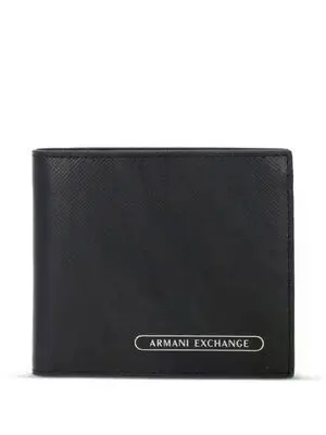 Armani Exchange Logo-lettering Wallet - Black