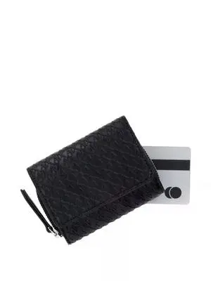 Armani Exchange Logo-debossed Wallet