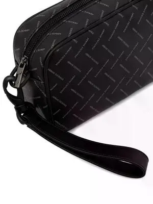 Armani Exchange Logo Print Wash Bag