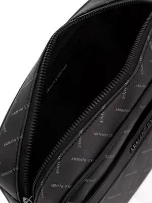 Armani Exchange Logo Print Wash Bag
