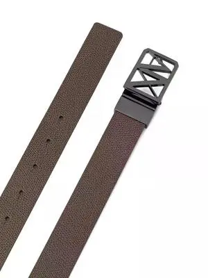 Armani Exchange Logo Plaque Belt