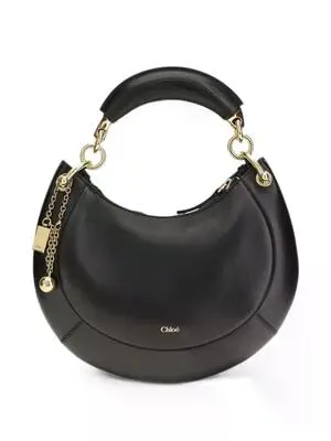 Chloé Marcie Logo-print Shoulder Bag - Black