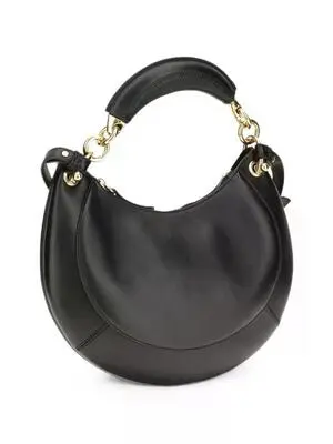 Chloé Marcie Logo-print Shoulder Bag - Black