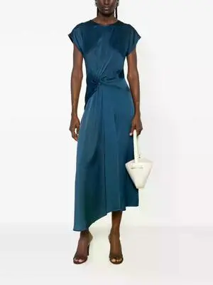 Victoria Beckham Midi Aria Twist-detail Dress