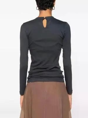 Brunello Cucinelli Monili-trim Long-sleeve T-shirt
