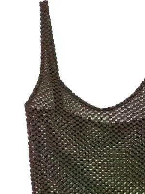 FROM BIKINI Crochet Knit Maxi Dress