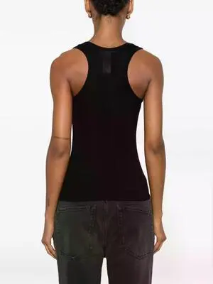 THE ROW Cendrea Ribbed Knit Racerback Tank Top