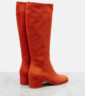 GIANVITO ROSSI Joelle Suede Knee-high Boots - Orange