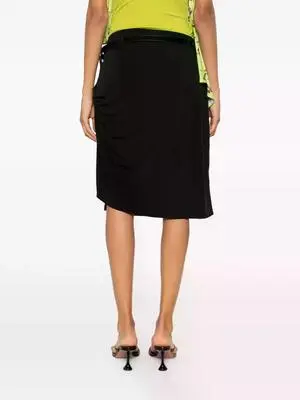 Coperni Belted Ruched Midi Skirt