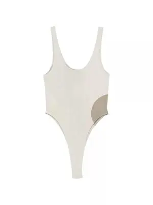 OPEN YY Polka-dot Bodysuit