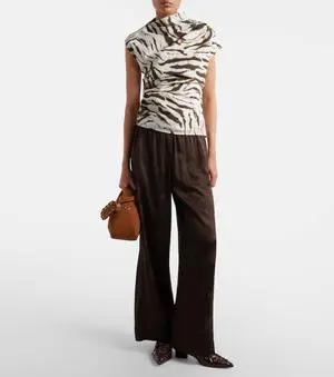 GANNI Mini Top Handle Bag - Brown