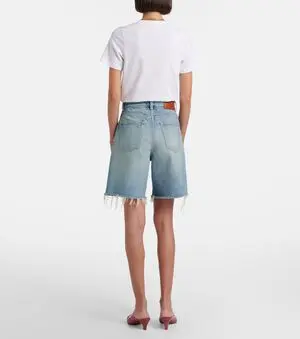 Chloé Faded Denim Shorts