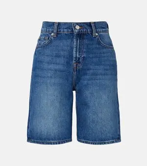 7 For All Mankind Faded Shorts For Women