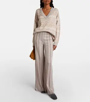 Missoni Zigzag V-neck Sweater