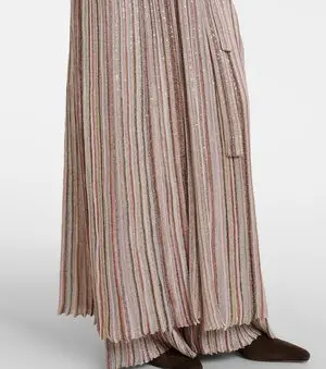 Missoni Striped Lamé Wrap Cardigan