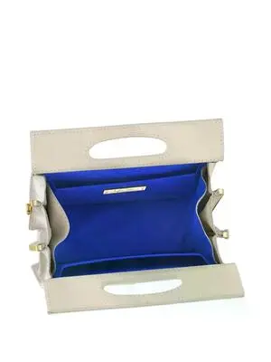 Tyler Ellis Mini Stella Stamped-satin Tote Bag