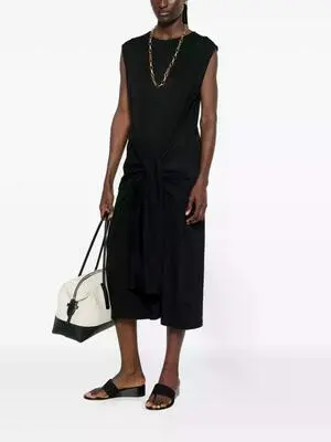 TOTEME Knotted Sleeveless Midi Dress