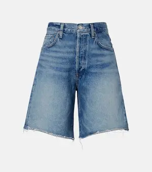 AGOLDE Indra Denim Bermuda Shorts - Blue