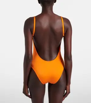 Dolce & Gabbana One Piece Swimsuit With Adjustable Straps - Orange