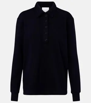 Citizens Of Humanity Vintage Fleece Polo Sweater - Blue
