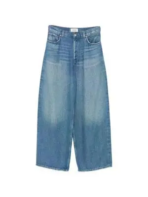 AGOLDE Flyweight Baggy-fit Faded Denim Jeans - Blue