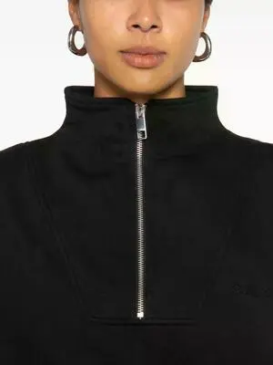 Calvin Klein Half-zip Logo-embroidered Sweater