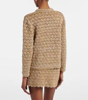 Valentino Garavani Open-knit Cardigan