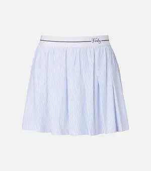 Varley Toyah Striped Tennis Skirt - Blue