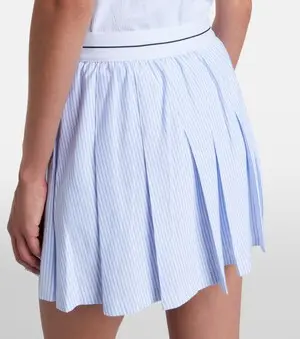 Varley Toyah Striped Tennis Skirt - Blue