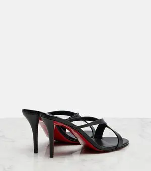 CHRISTIAN LOUBOUTIN Mulazee Leather Mules - Black