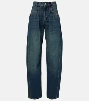 Isabel Marant Étoile Lishaga Barrel-leg Jeans - Blue